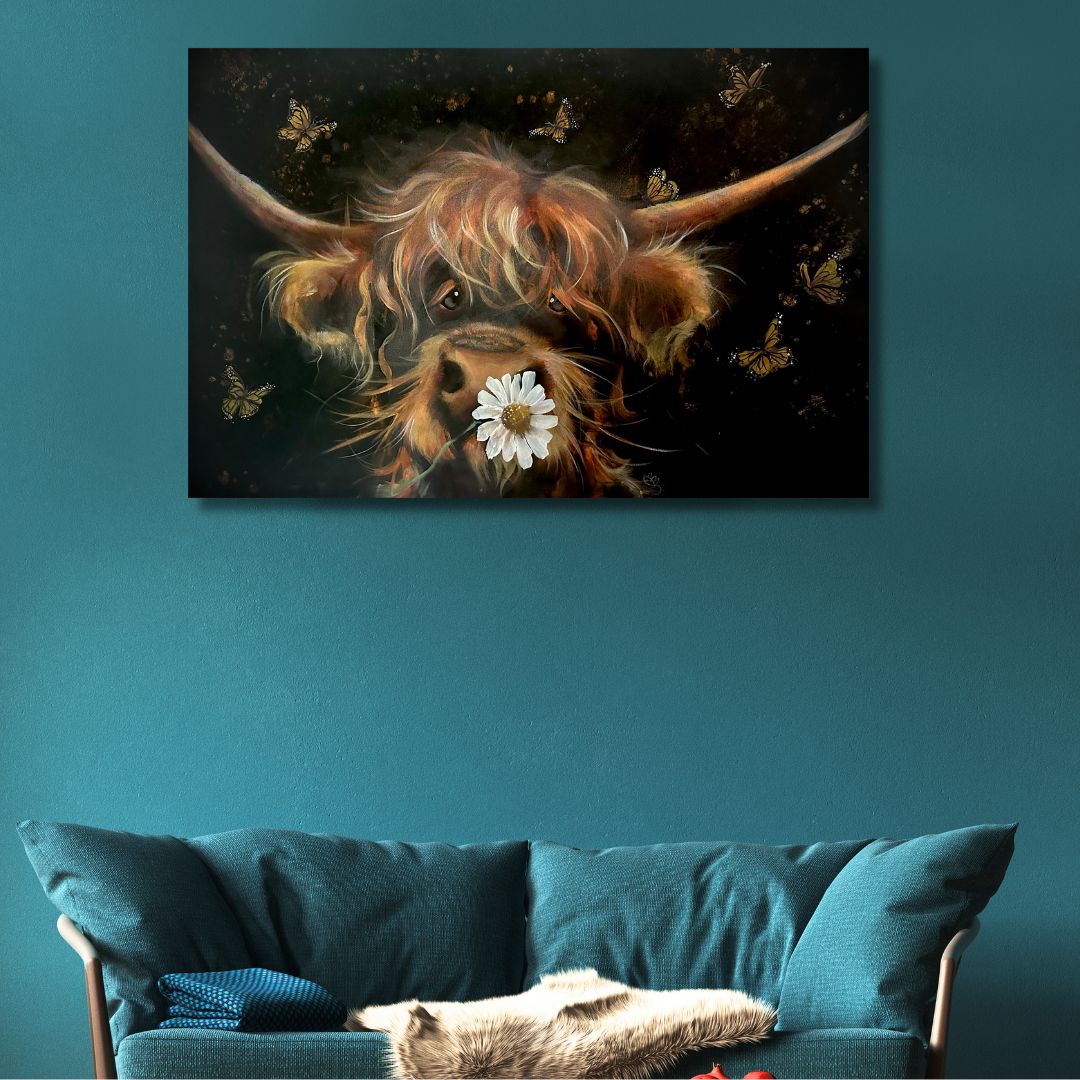 "Daisy Dreamer" - the original painting – Sam Morris Cow Art